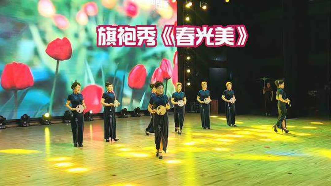 湖南益阳安化大剧院:衡阳睿智模特 舞台意境秀 旗袍秀《春光美》