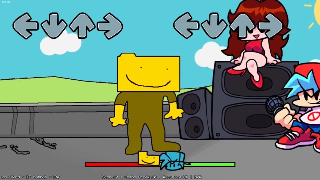 周五夜放克FNF模组08:小红大战BOB怪兽