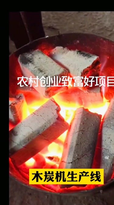 机制木炭机生产工艺流程 新增烟气净化装置 环保无烟