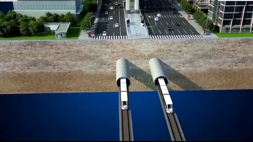 顶管法联络通道施工技术3D动画演示,为地铁施工注入新活力!