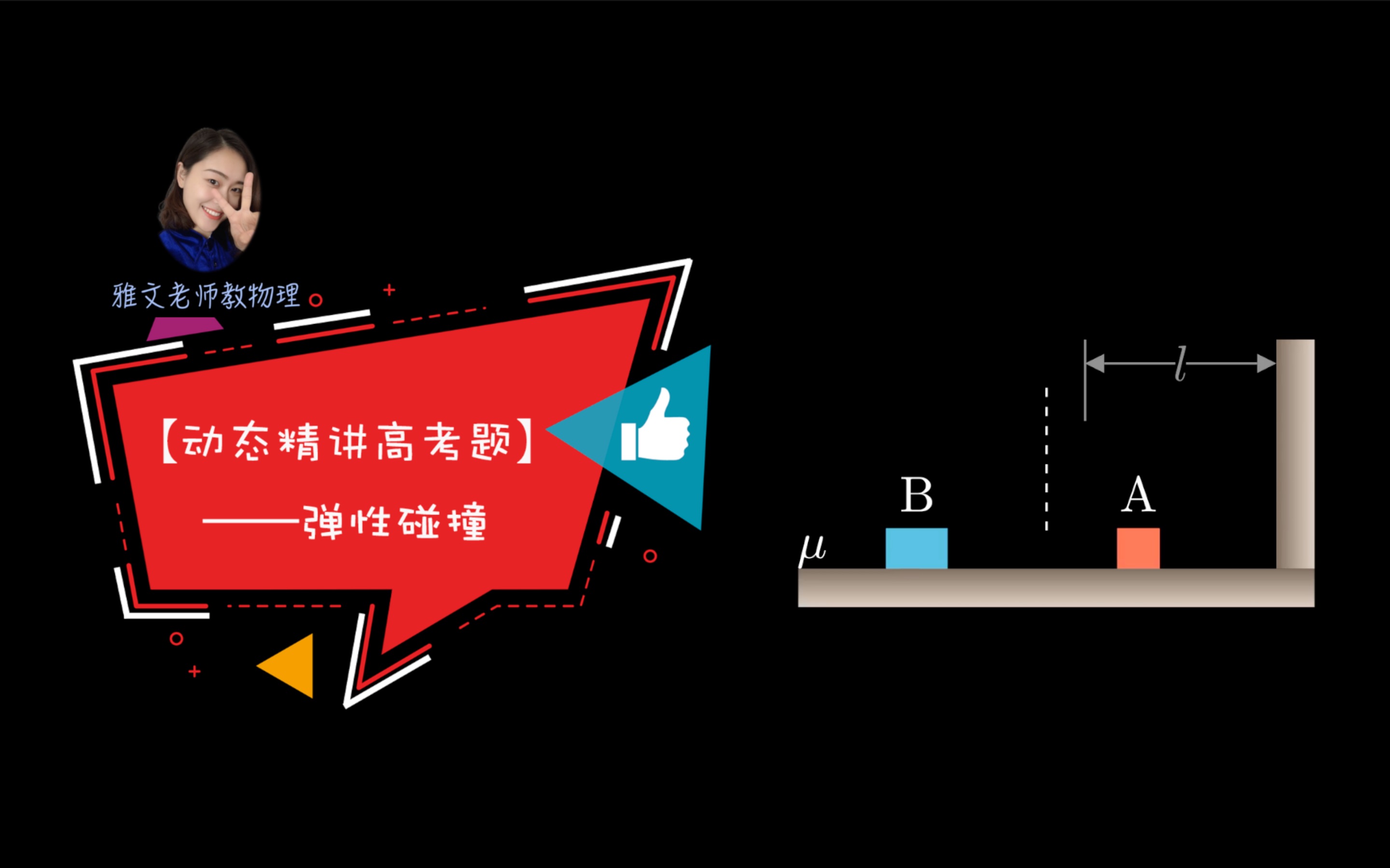 【弹性碰撞可视化】搞定物理高考题(2019年全国卷III)