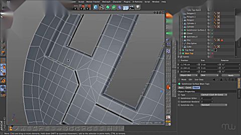 C4D建模宝典 05 02 方块建模策略