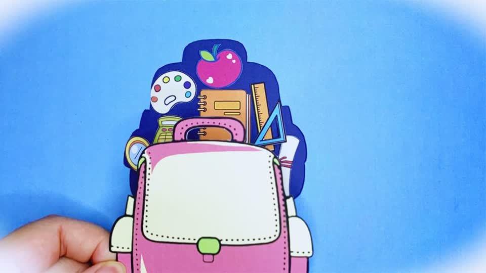 定格手工动画,你的书包里都装了什么呢?