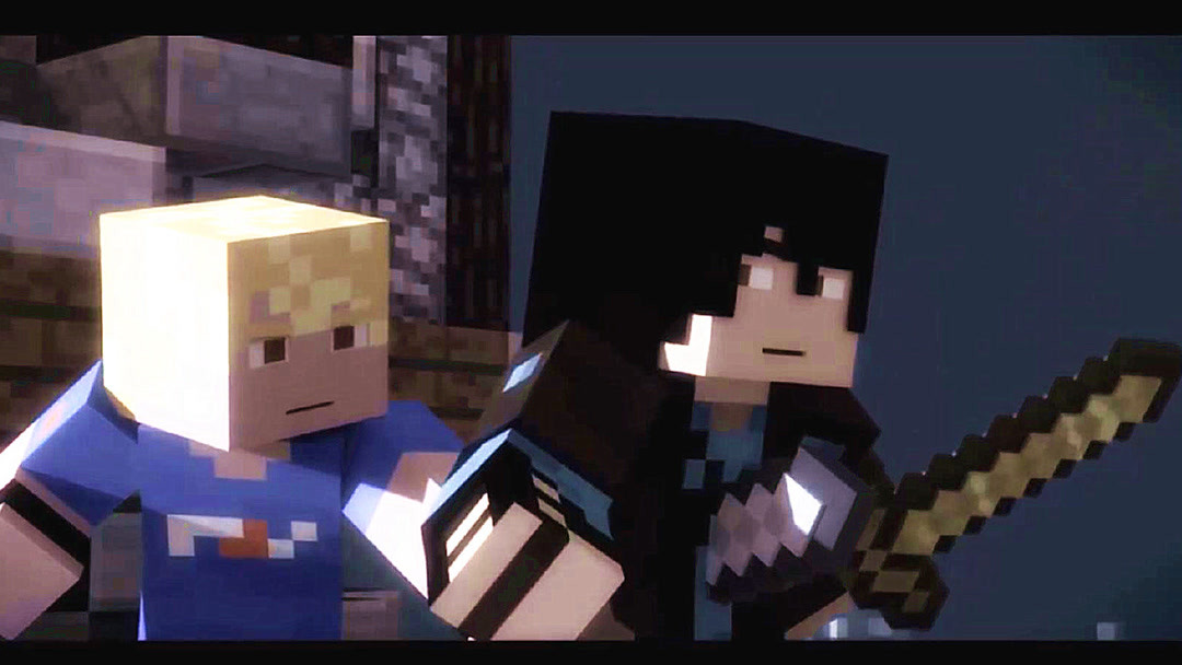 我的世界动画片微电影#《饥饿游戏》完整版!结局神转折!