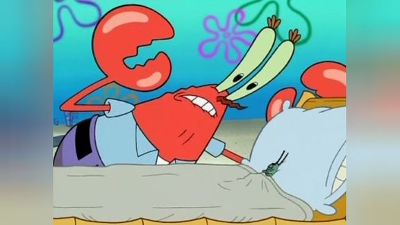 海绵宝宝痞老板被救护车带走了,蟹老板请求庭下和解