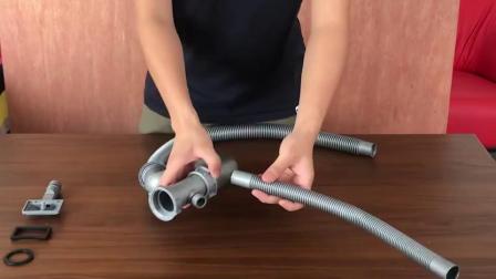 美仕杰手工单槽水槽——下水软管安装_高清