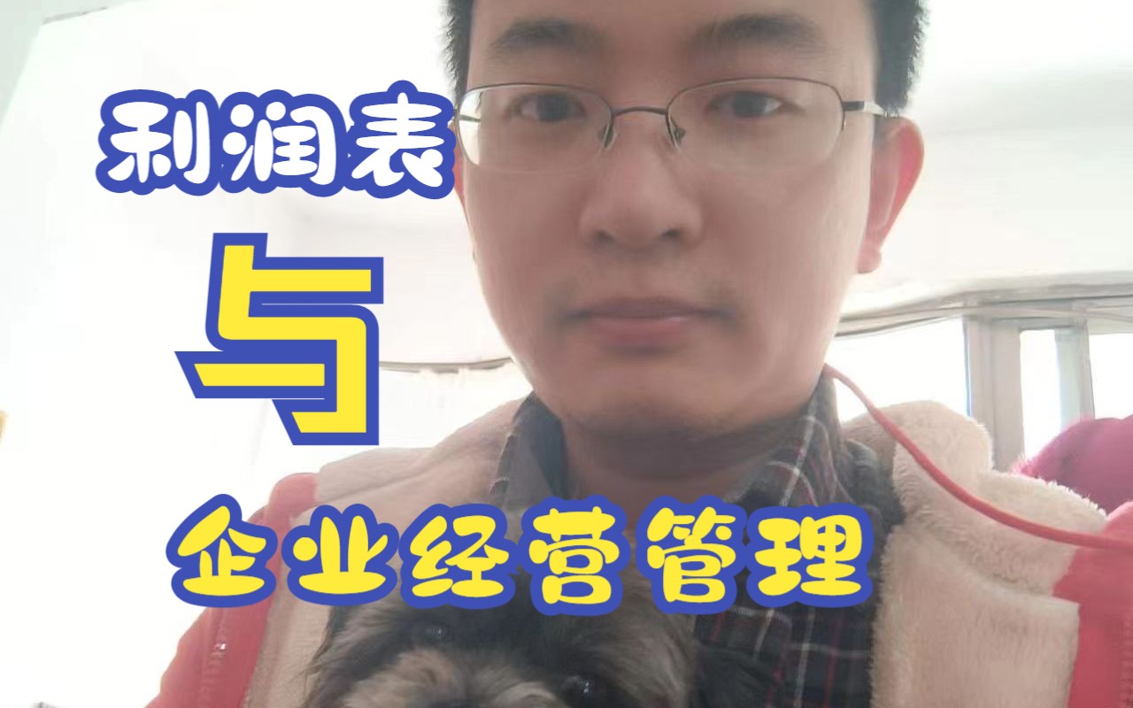 利润表与企业经营管理
