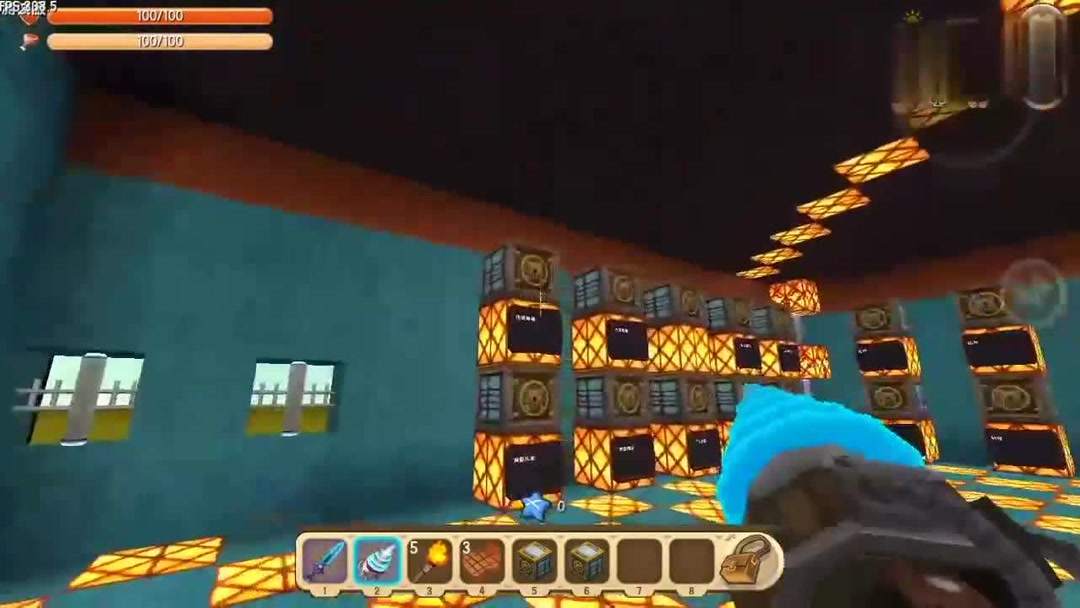 迷你世界 两层的黑科技商店 几百个箱子里全是东西