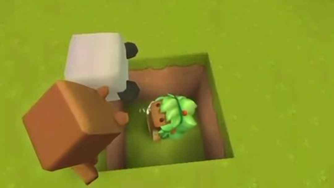 迷你世界《搞笑熊出没》可怜的小树人被光头强抓了,熊大救我!