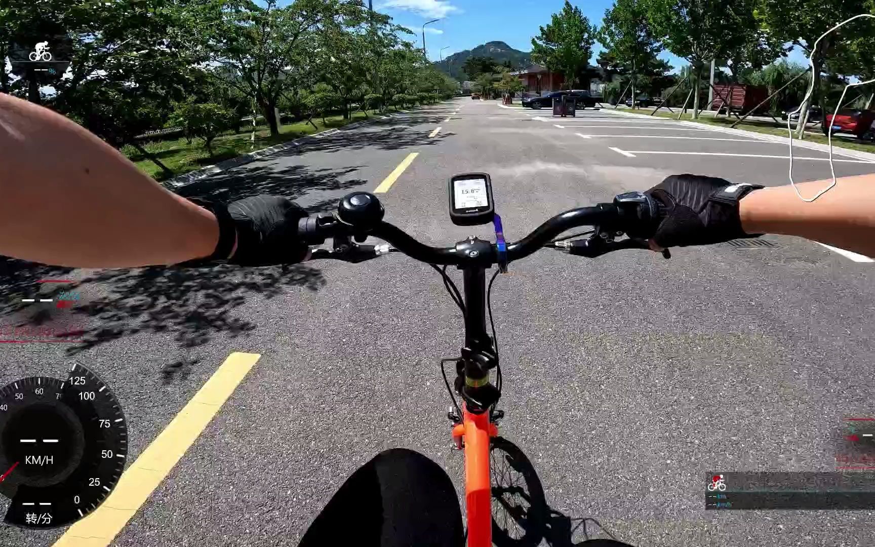 折叠车凤凰湖绕圈-GoPro胸带视角-0820