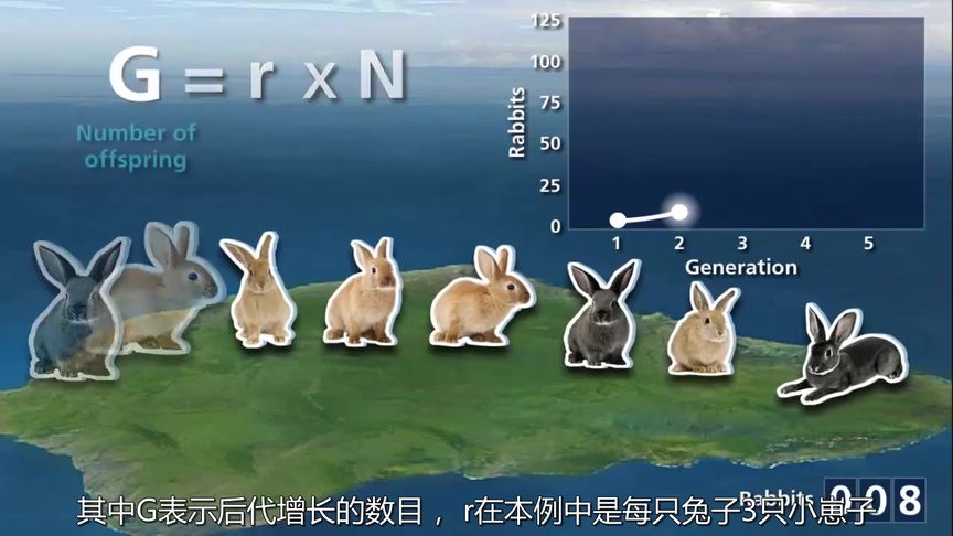 【3D演示】高中生物动画演示合集 20.种群数量的变化