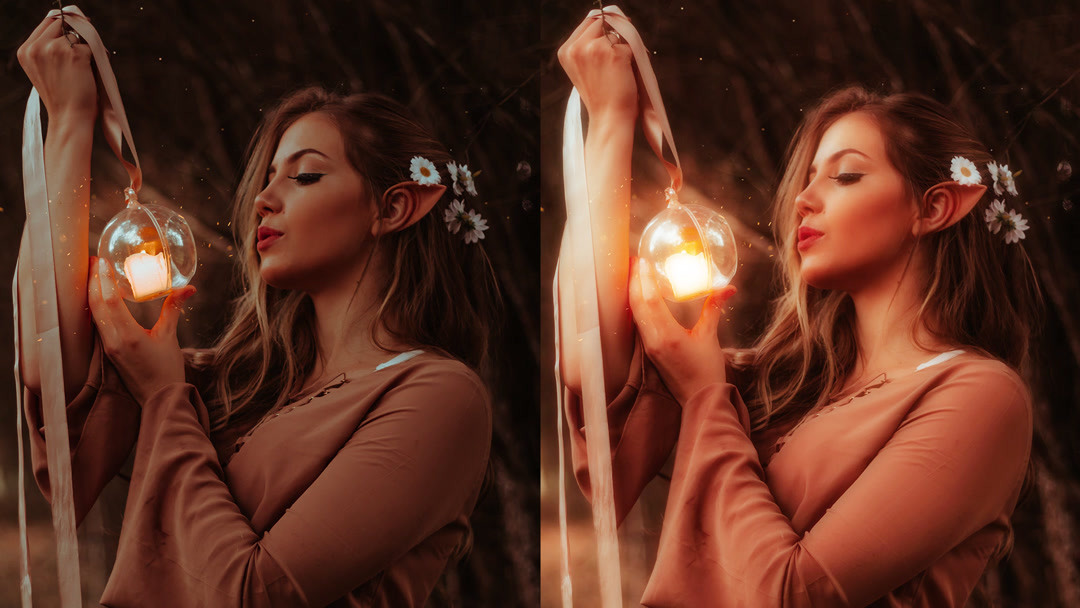 调出唯美梦幻的柔焦效果, PS动作1键调文艺范十足的胶片色调