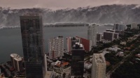 九个小时前小行星撞击地球,引发大规模海啸,浪高达100英尺
