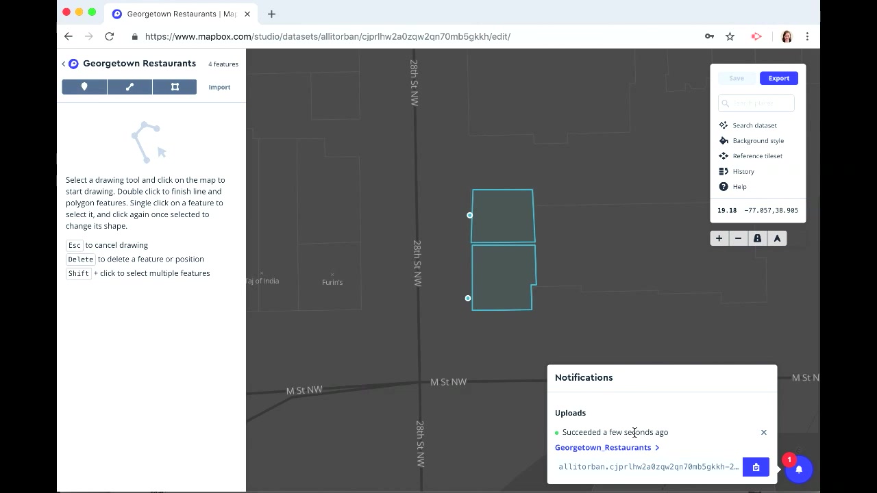 如何在 Mapbox Studio 中创建并编辑可视化数据?