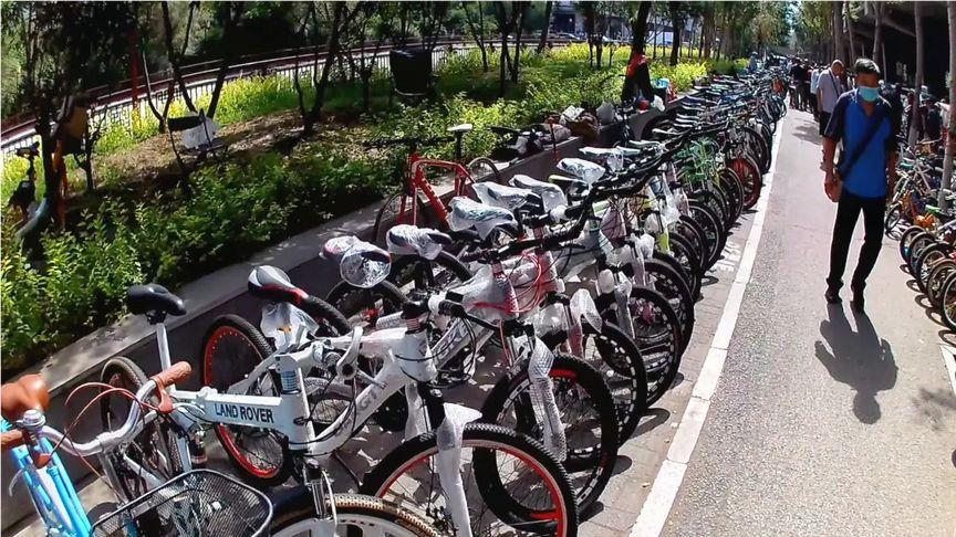 大型二手自行车市场从头拍到尾,品种真全呐
