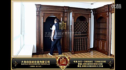 3酒柜双门组合密室门--大连宫暗格家具有限公司--密室设计--密室门