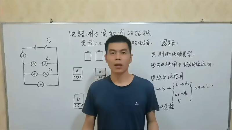 九年级物理:电路图与实物图的转换(3)含有电表电路的连接