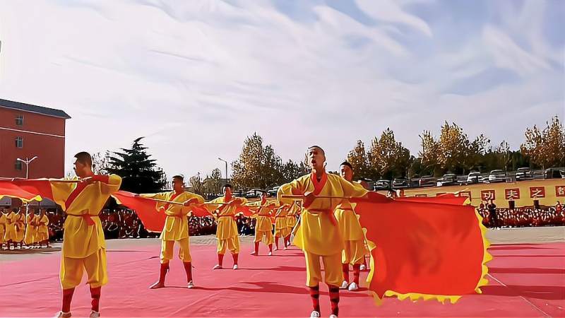 武校运动会开场:这气势没谁了,看得我激动不已~