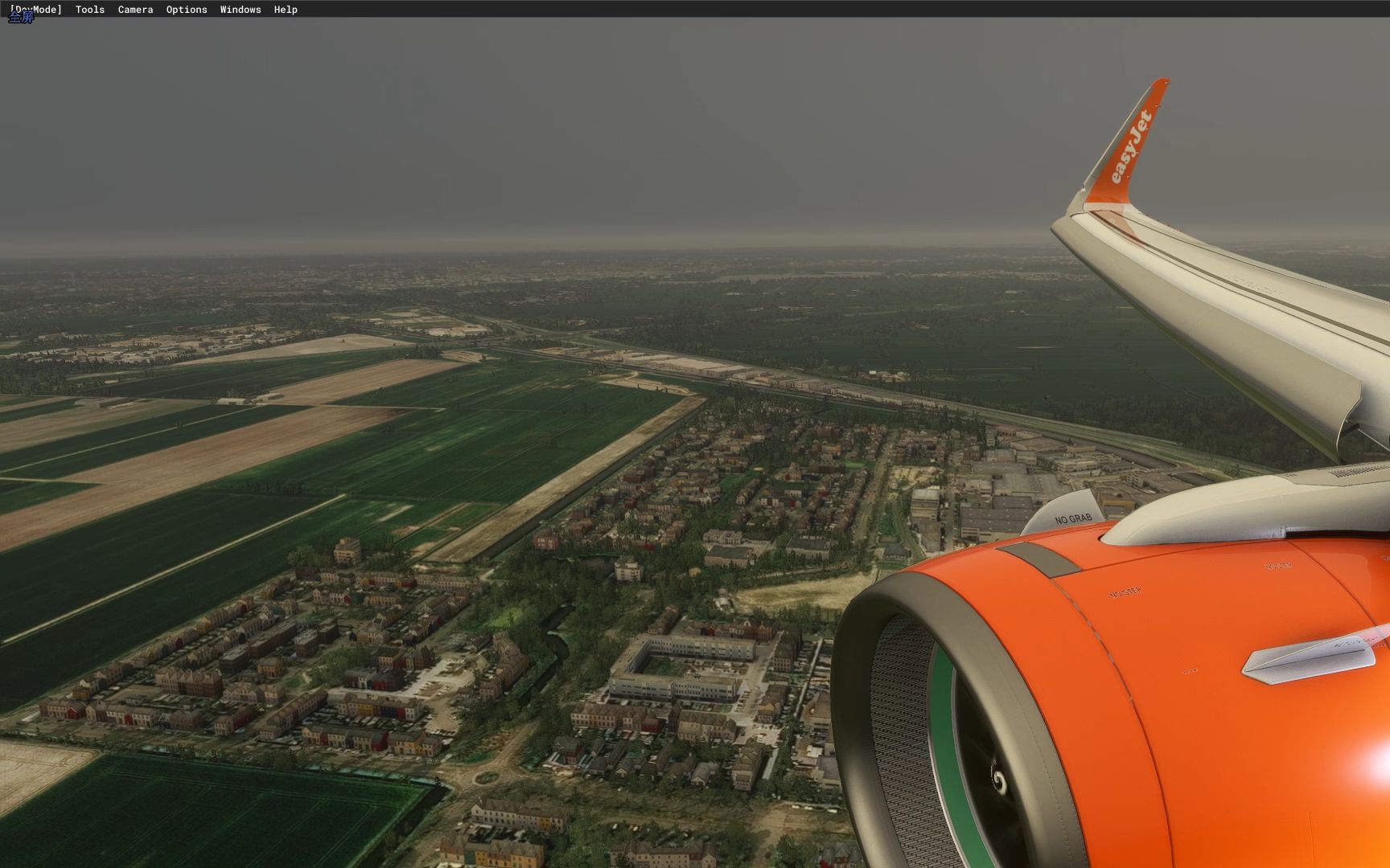 微软模拟飞行游世界系列第17集:EasyJet 荷兰阿姆斯特丹机场落地(...