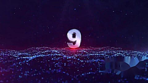 a69 蓝色粒子科技10秒倒计时企业年会手机发布会倒计时视频AE源...