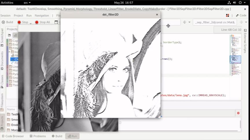 OpenCV图像处理的二维卷积(9分钟-结束)