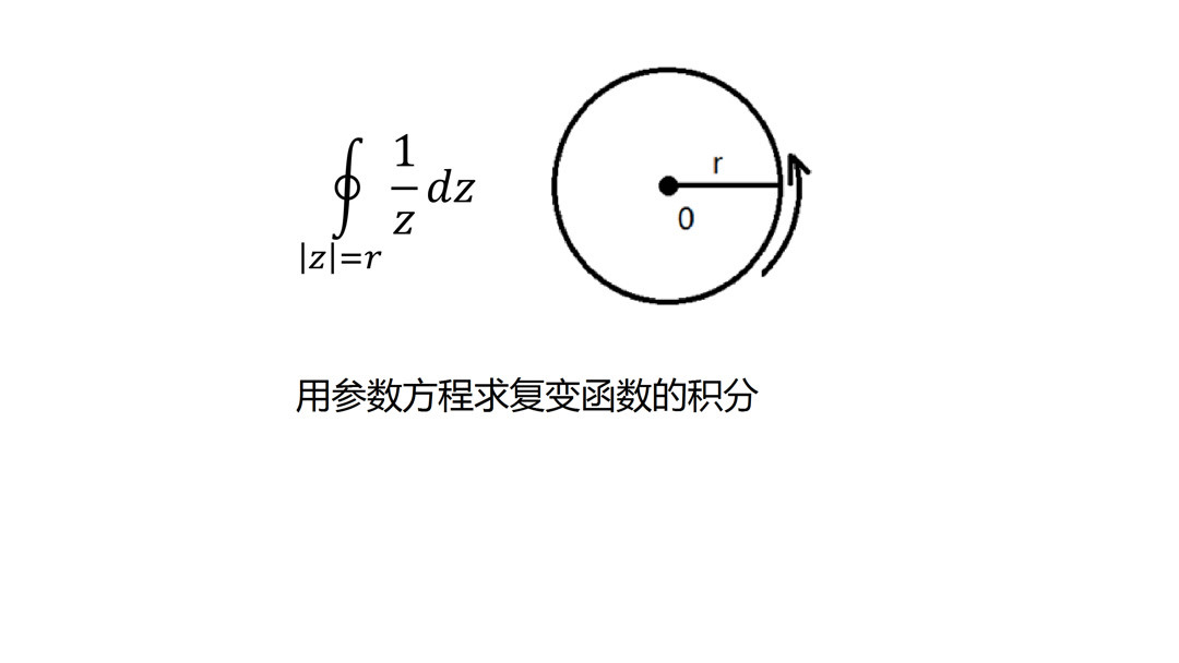 用参数方程求复变函数的积分