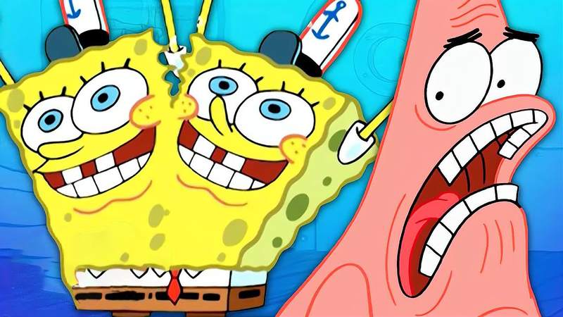 海绵宝宝动画:前方高能,出现了好多海绵宝宝,快来看看怎么回事