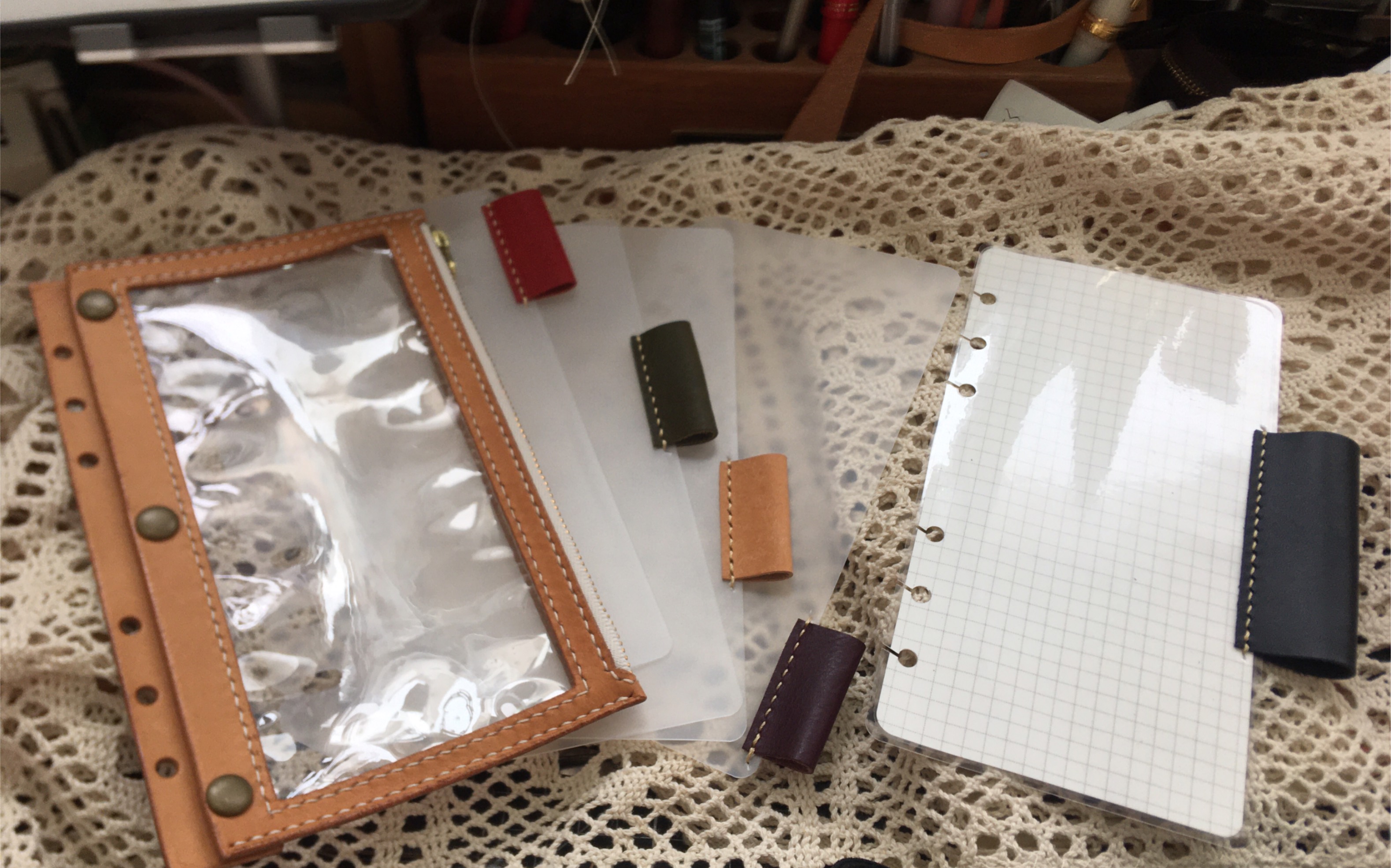 【茹果_手帐】定制手帐本|手帐周边|分隔页|笔插|把手机装进本子里