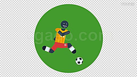 足球篮球自行车网球游泳单杠高尔夫体育运动卡通人物图标动画设计 ...