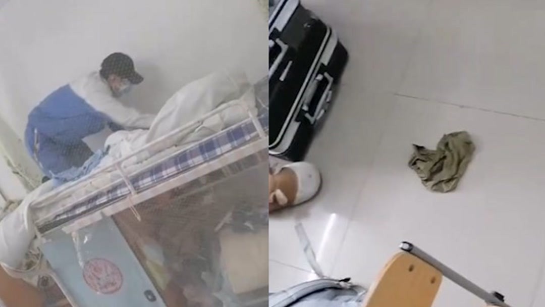 女生宿舍被征用后,隔离入住的男生竟乱动私人物品,还拍视频大笑