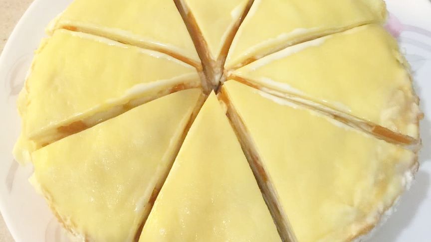 工厂妹做芒果千层蛋糕 ,做法简单,家人的生日蛋糕不用外面买了