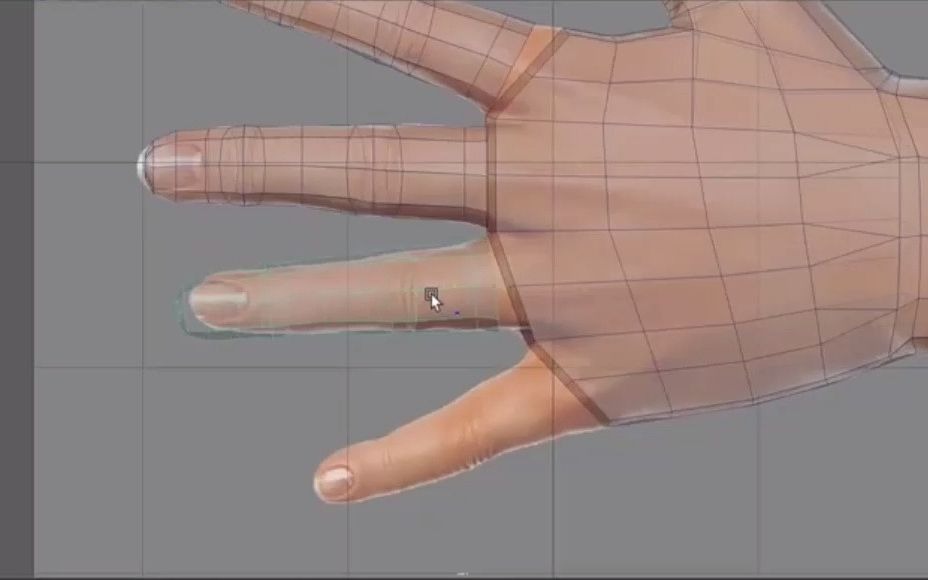 【3D建模】人手建模