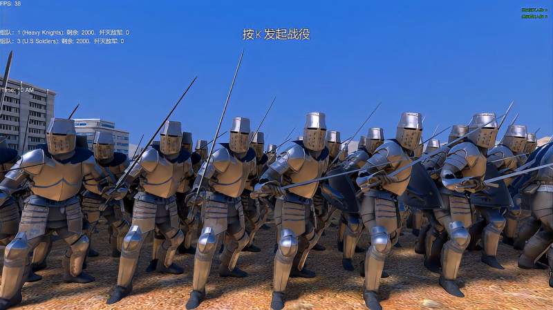 战争模拟器:德国士兵拿着冲锋枪挑战白银战士,感觉有点不公平