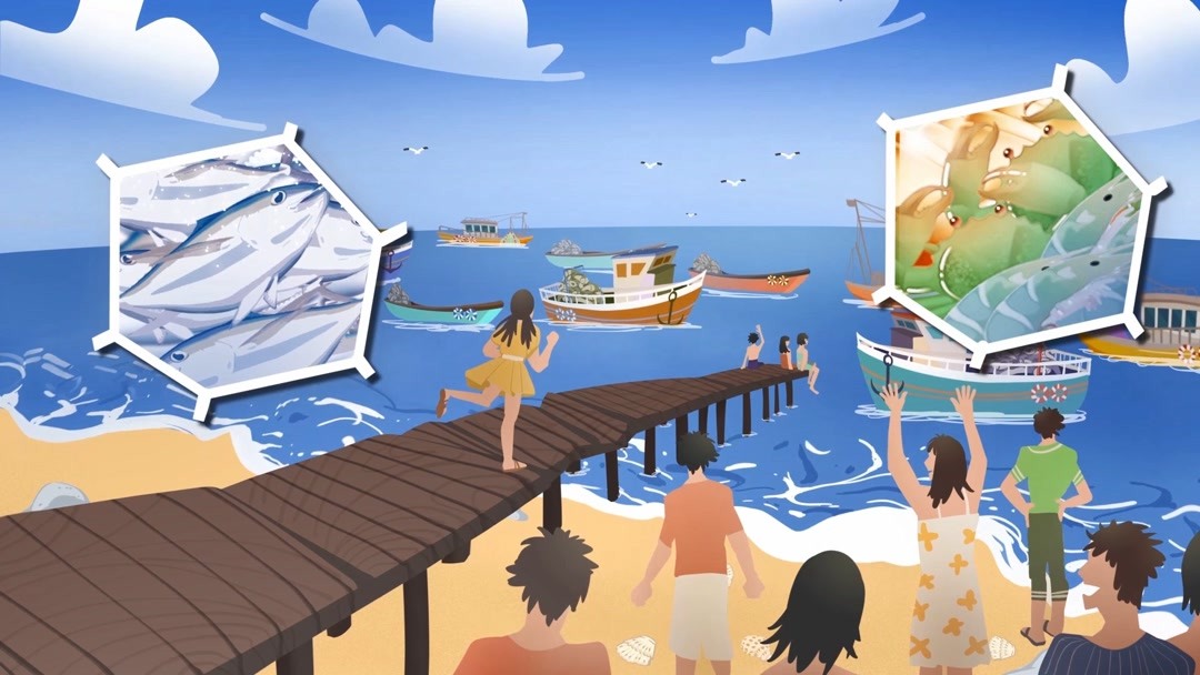 课文19:海滨小城