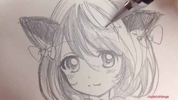 可爱的动漫小女孩被日本漫画家这么手绘出来了