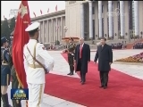 [视频]习近平举行仪式欢迎美国总统特朗普访华
