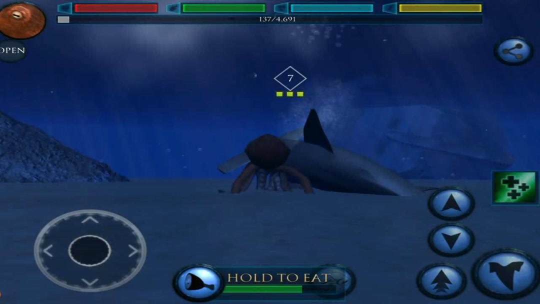 海底大猎杀:巨型章鱼秒杀巨型锤头鲨