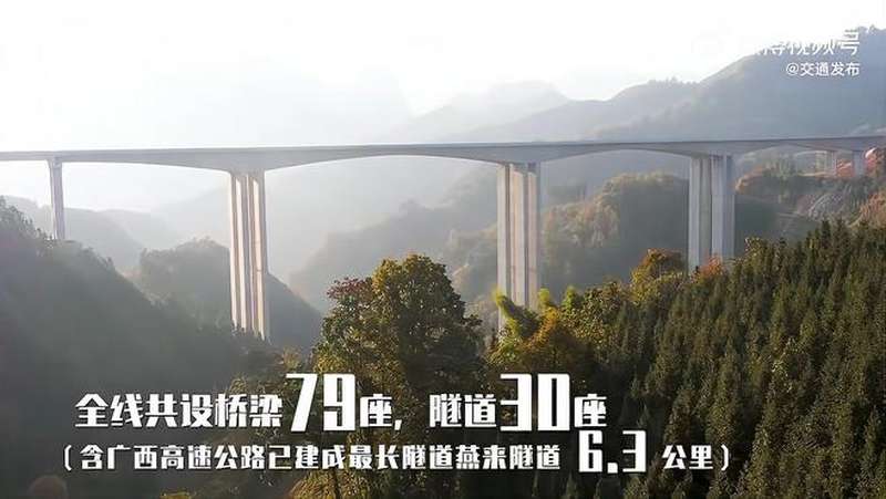 ...广西高速公路通车里程正式突破8000公里,桂黔两省再添交通“大动脉...