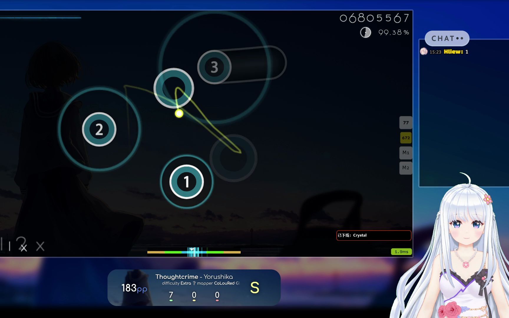 [osu]直播录像2022.02.24下午