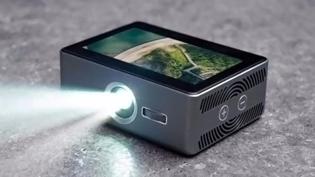 全新创意投影仪!让你把家和办公室瞬间变成小剧院!