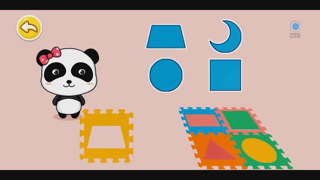 【爱逗abc】一起学习长方形正方形圆形吧#宝宝巴士游戏