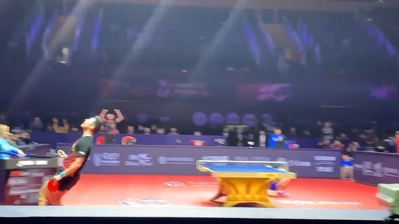 现场看2019国际乒联年终总决赛,许昕4-3张本智和,许昕牛