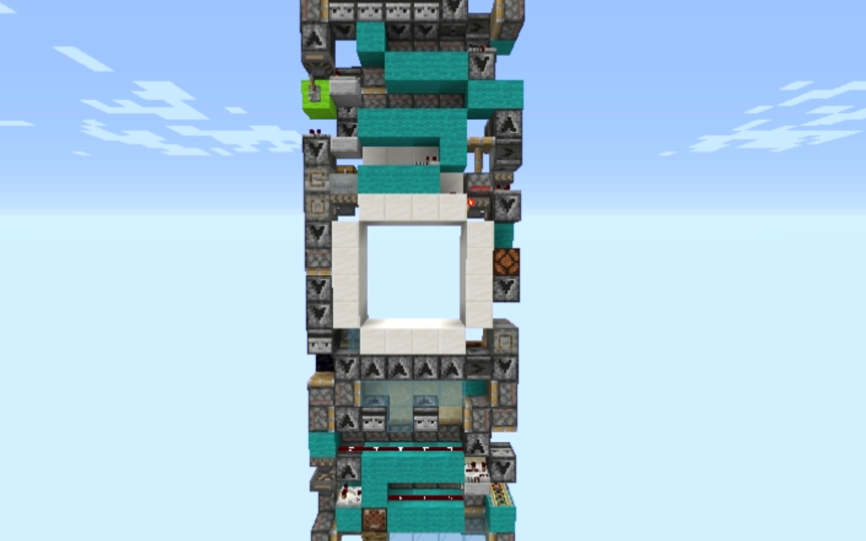 最小4x4活塞门,但是没有粘性活塞