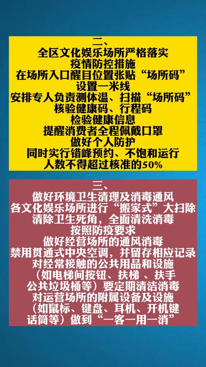 关于滨州市滨城区文化娱乐场所有序复工的通告