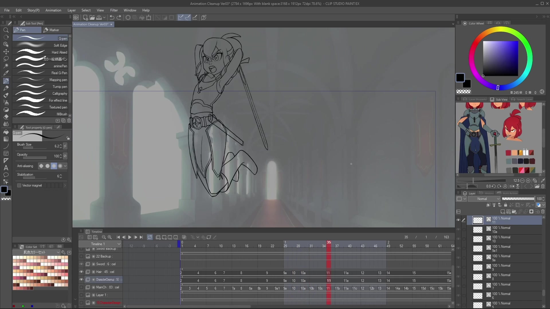 ...原画教程出炉!】Clip Studio Paint创建高级动画数字绘画技巧视频教程