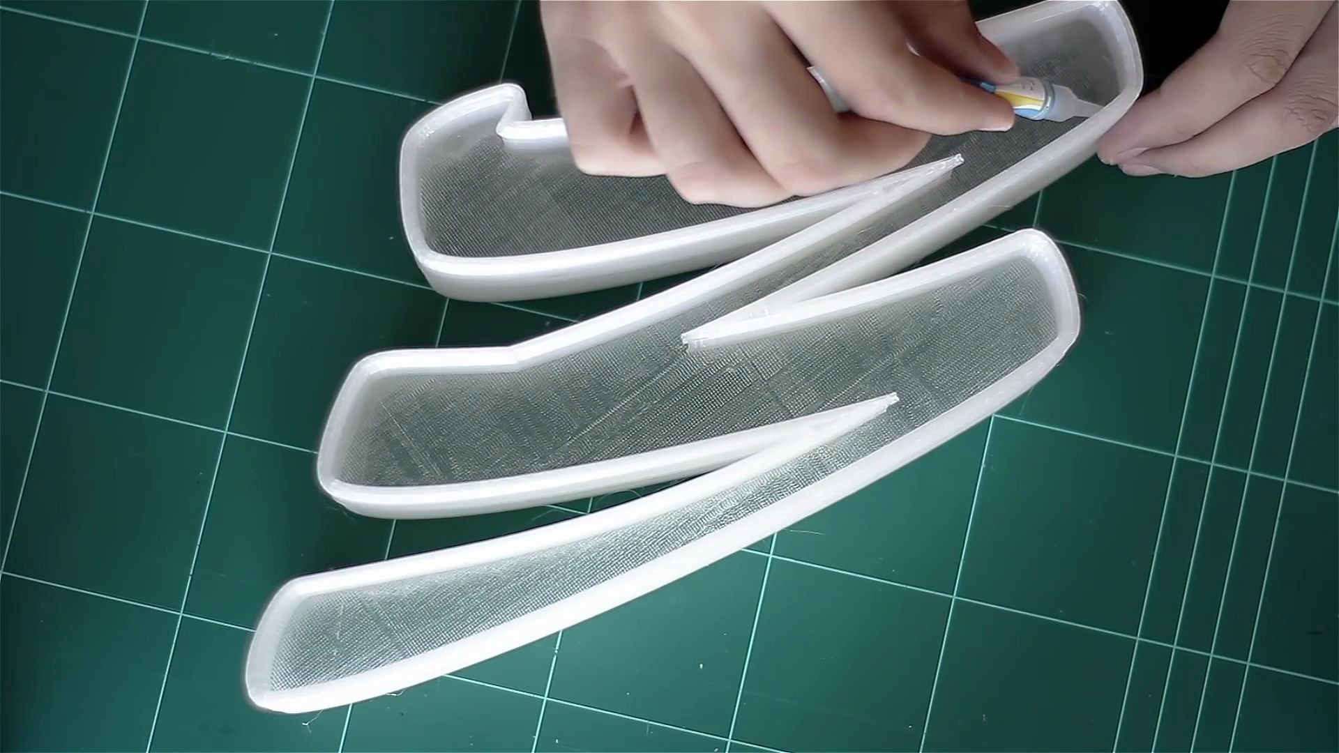 3D打印LED炫酷发光字母!