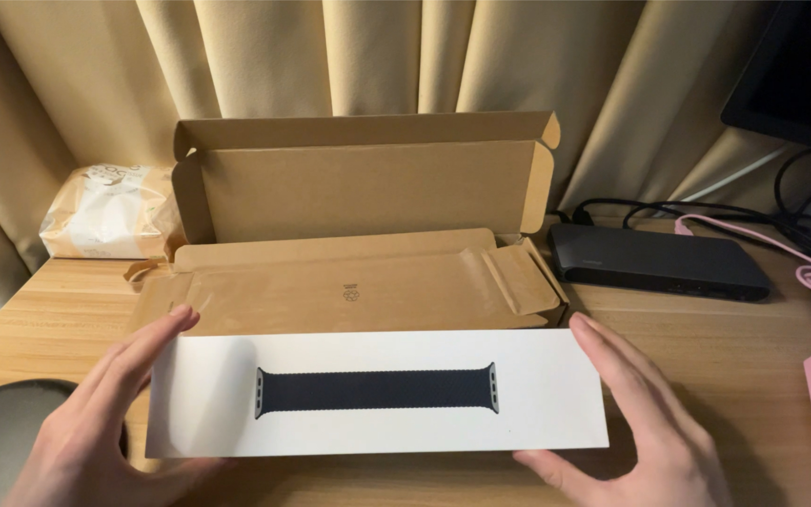apple watch单圈编织表带开箱 5号