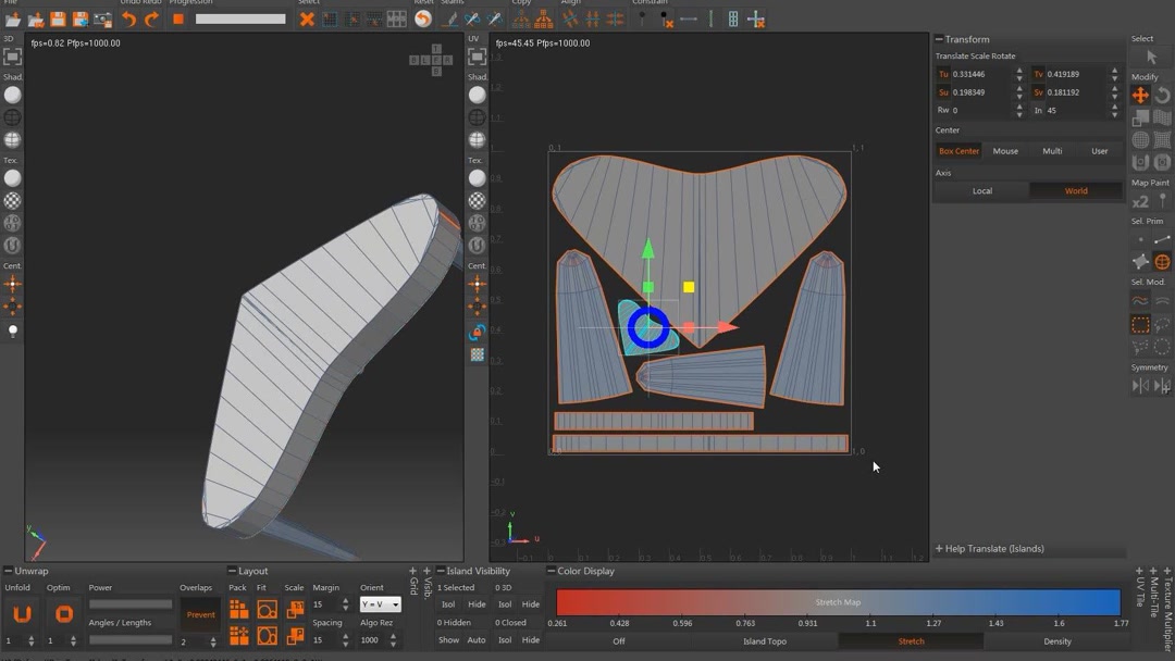 3Dmax基础建模,Unfold3D 展开--皮革钢琴凳--第5节