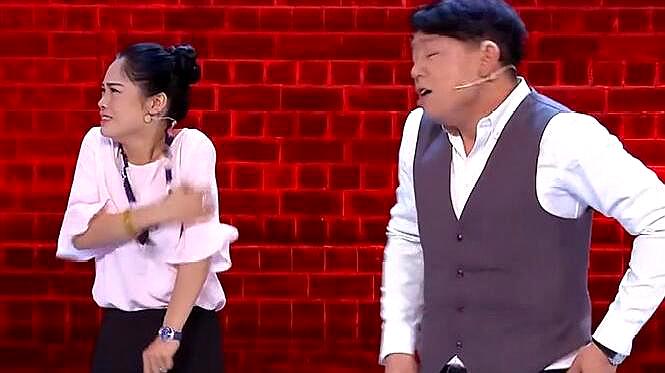 山寨版黄渤试镜,媳妇助阵表演痒戏,导演也跟着挠痒痒了