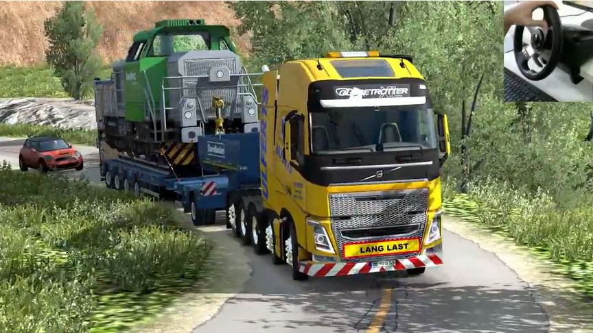 2K画质的欧洲卡车模拟2跑promods